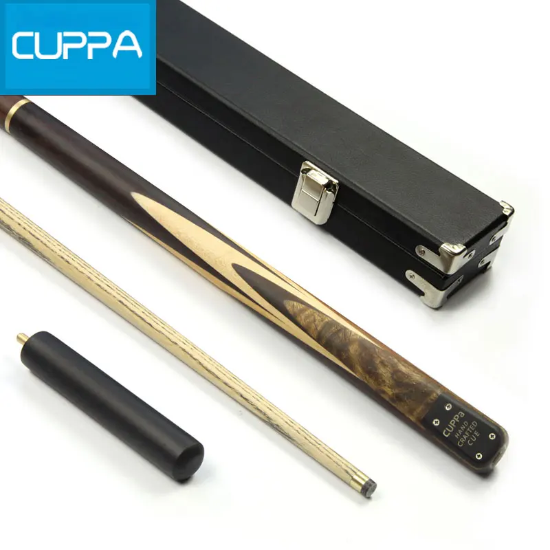 Cuppa 3/4 Snooker Cues Stick 9.8mm Tip With Snooker Cue Case Set 3 ...