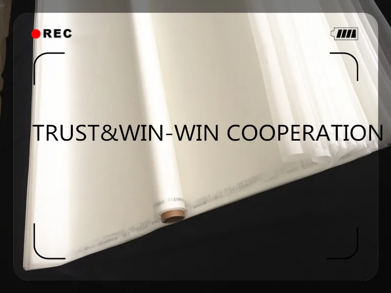 Free Shipping 39t-55w-165cm-10mts Polyester Screen Mesh For Textile ...