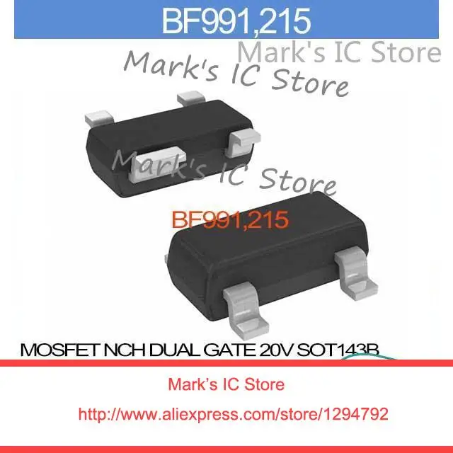 BF991,215 MOSFET NCH DUAL GATE 20V SOT143B BF991,21 991,21 BF991 ...