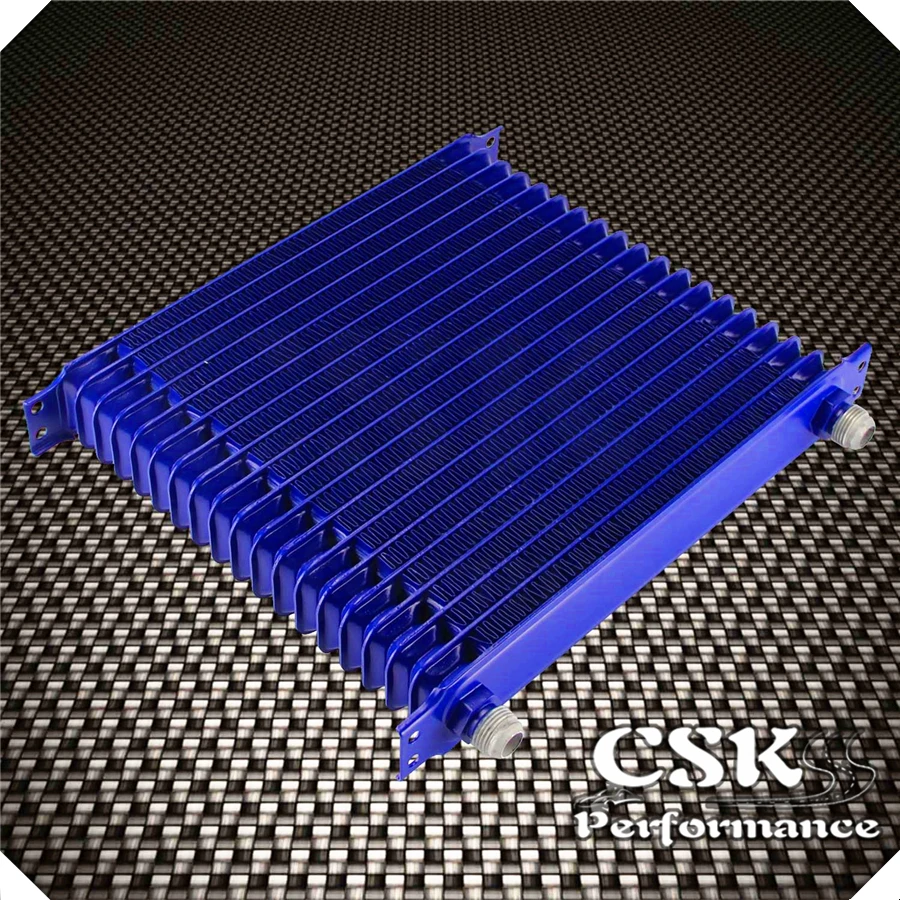 10.6"x12"x2" AN10 Trust 19 Row Engine Oil Cooler Universal For LS1 LS2 ...