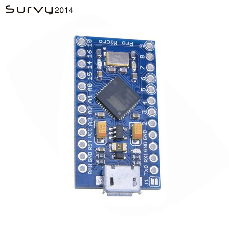 Pro Micro ATmega32U4 5V 16MHz Replace ATmega328 For Arduino Pro Mini ...