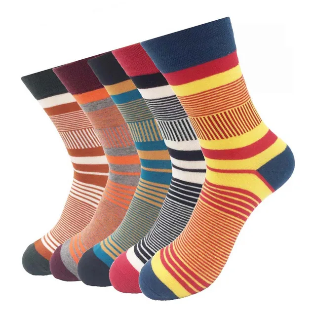 5 Pairs Colored Non-slip Compression Socks