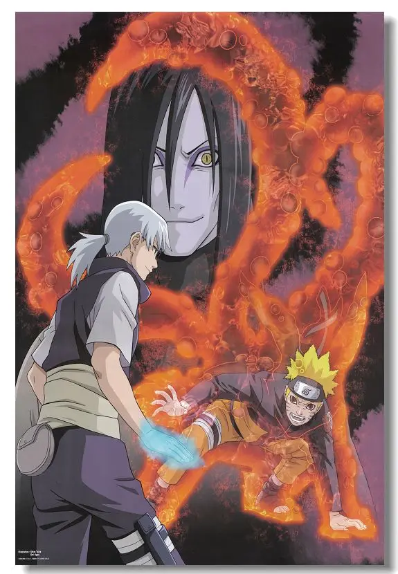 Naruto Akatsuki Silk parede Poster Comic Poster 36 x 24 30 x 20 ...