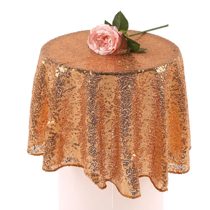 Round Sequin Tablecloth Sparkly Bling Tablecloth For Wedding Party New ...