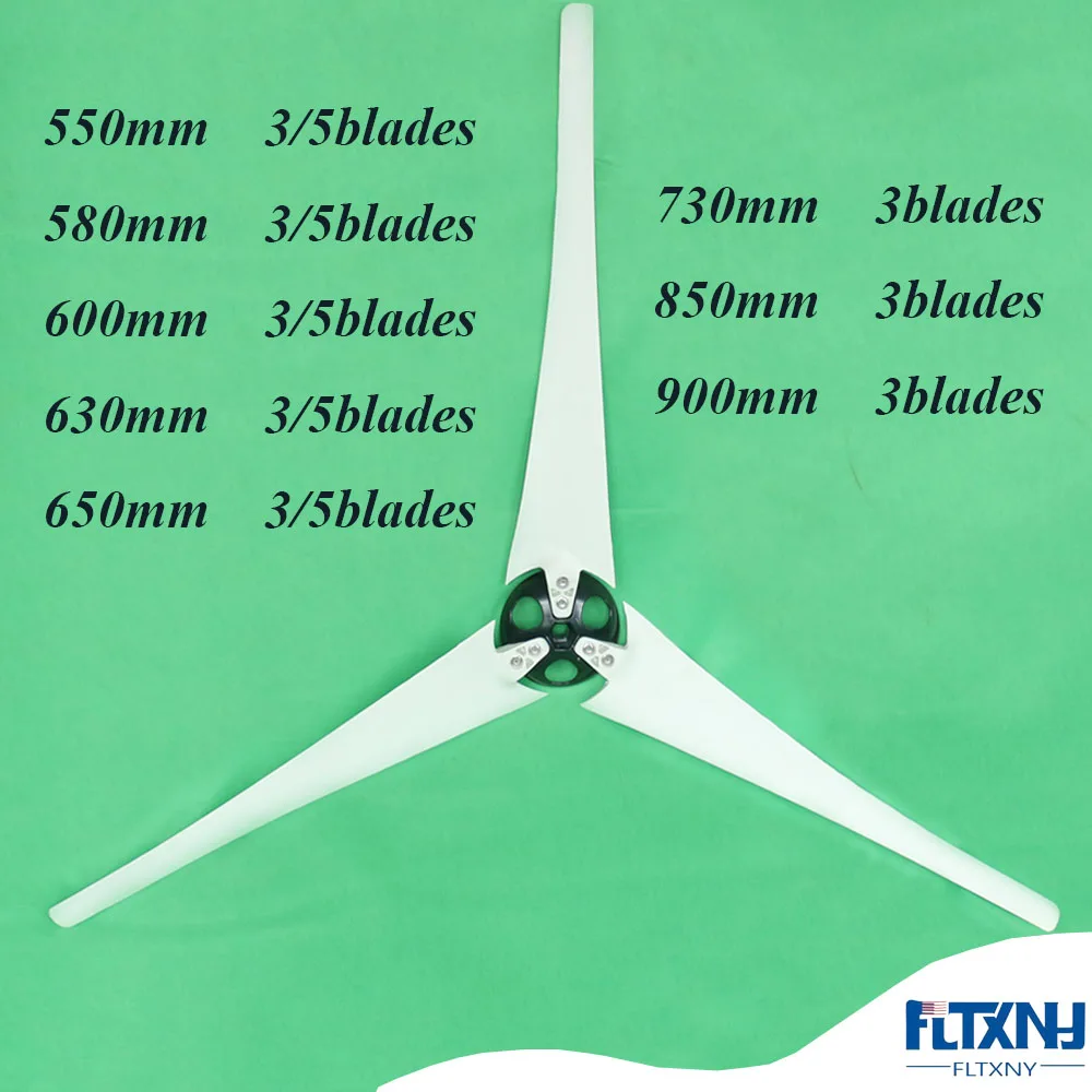 FLTXNY-550-580-600-650-750-850-900mm-White-High-Strength-Nylon-Blades ...