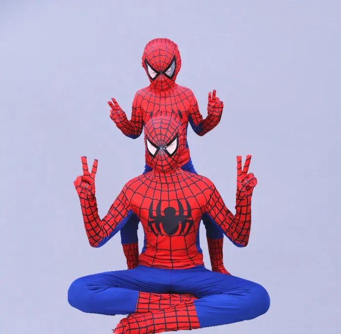 Купить черный детский костюм человека-паука для мальчиков, супергерой ...