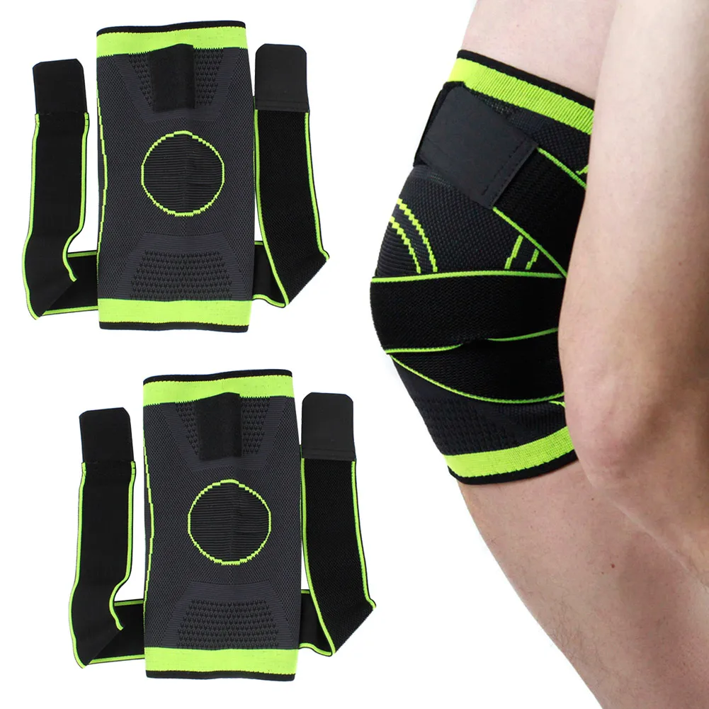 Newly-2-Pcs-Instant-Knee-Support-Brace-For-Running-Sports-Jogging ...