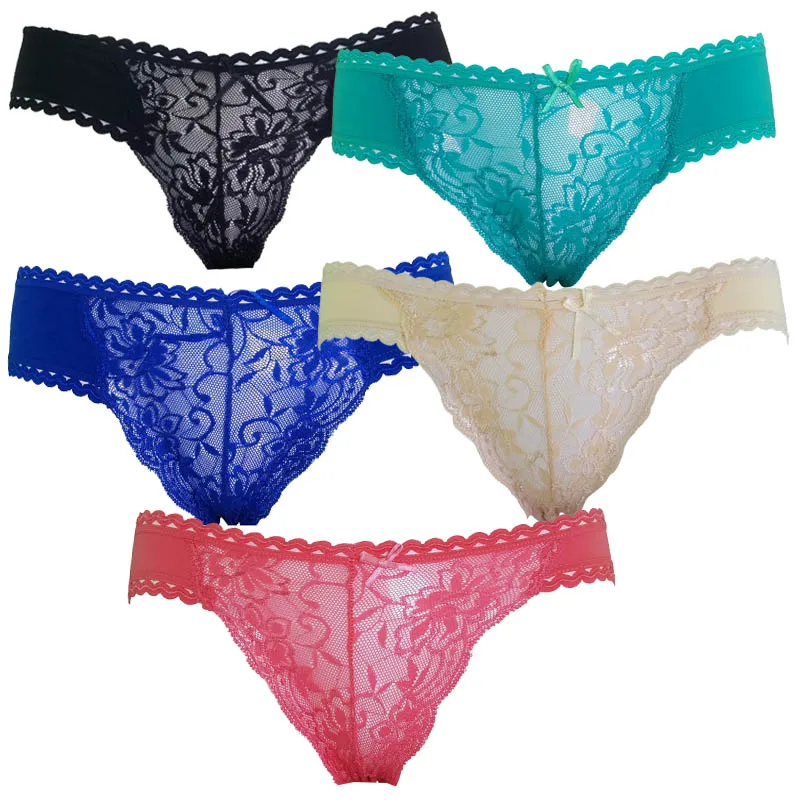 Cotton Women's Sexy Thongs G string Underwear Panties Briefs For Ladies ...