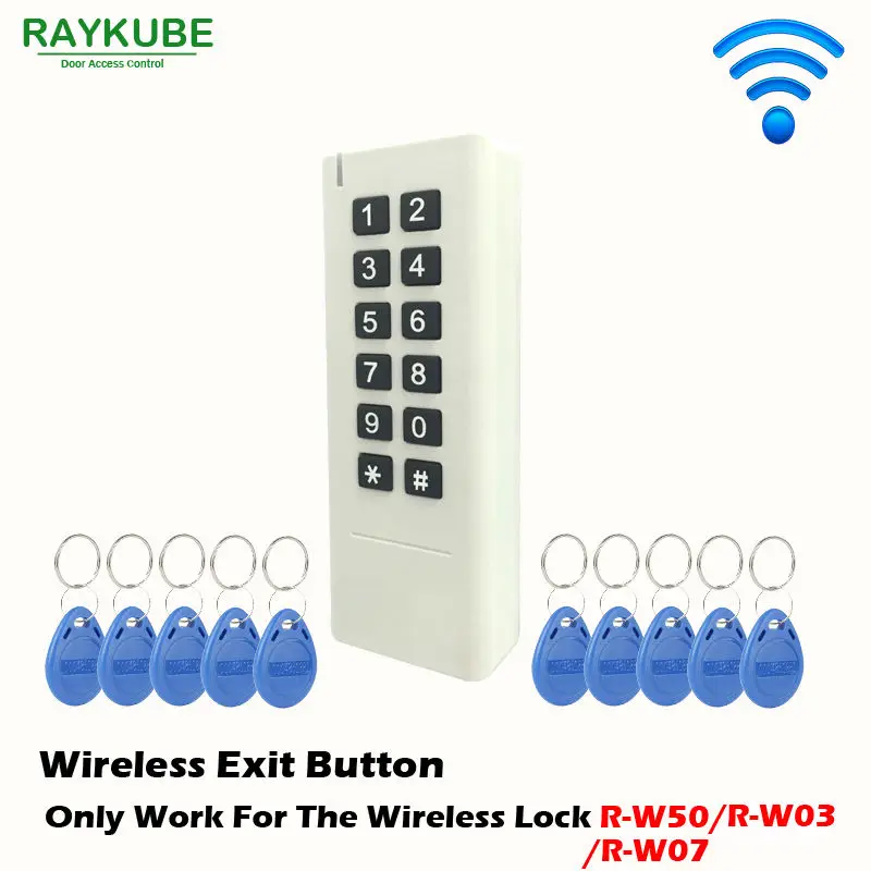 Raykube Wireless Password Keypad & Rfid Reader Use For Our Wireless ...