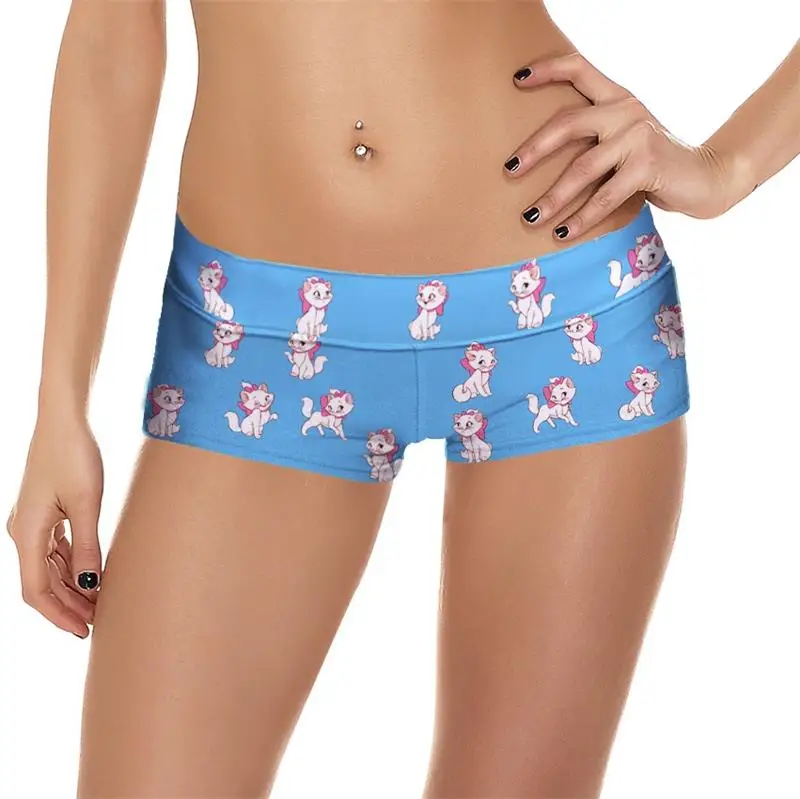 Lovely Cats Design Women Slim Hip Sexy Shorts Gym Fitness Exercise