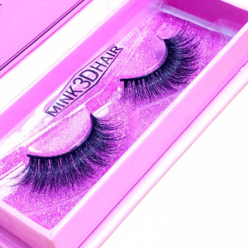 YOKPN Sexy Mink Fake Eyelashes Pure Handmade Thick False Eyelashes 3D ...