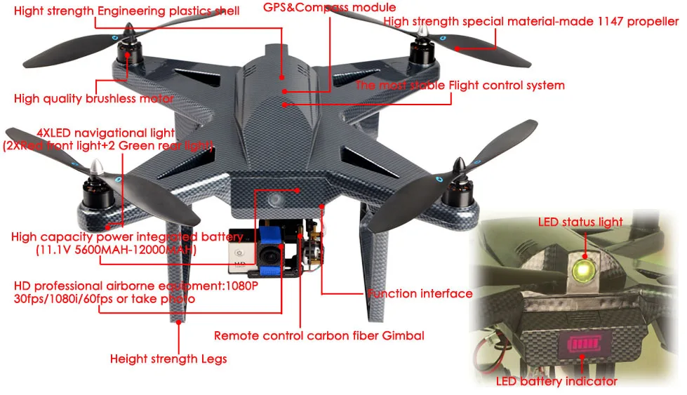 VAJRA80 large rc drone helicopter with gps,rc helicopter manuals-in ...