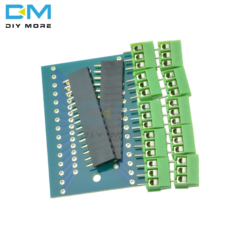 【KAMDSS015】Expansion Board Terminal Adapter DIY Kits for Arduino NANO ...