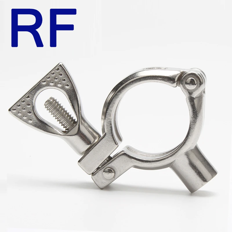 RF 25A SS304 위생 스테인레스 스틸 클램프 원형 파이프 행거 홀더|stainless steel clamp|pipe ...