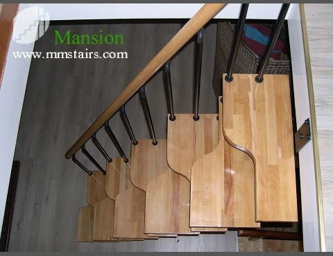 DIY Steel Stairs ( steel wood staircase) Mini Stairs ( Alternated Steps ...