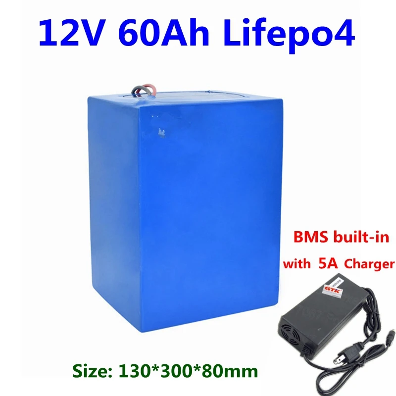 12.8V 12V 60Ah LiFepo4 battery for solar energy storage solar system ...