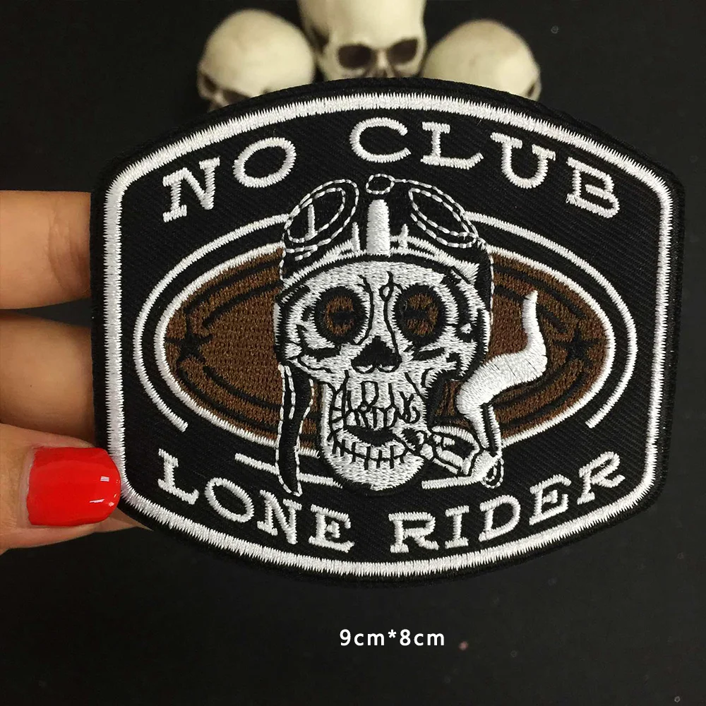 No club rider biker patch for Jacket backing, punk motorcycle ...