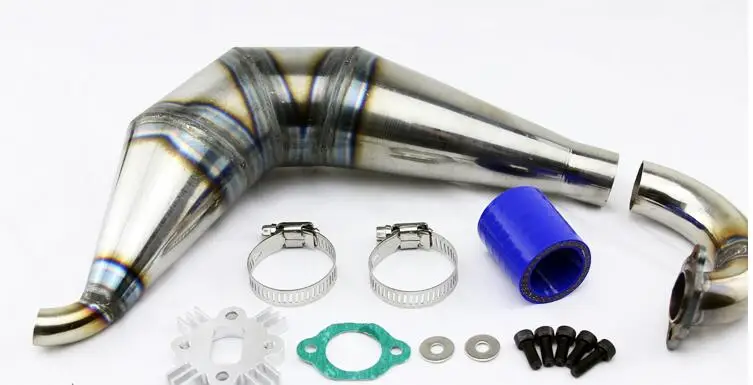 Bz Professional Exhaust Pipe Tuned Pipe For 1/5 Scale Rc Fid Dh Dragon ...