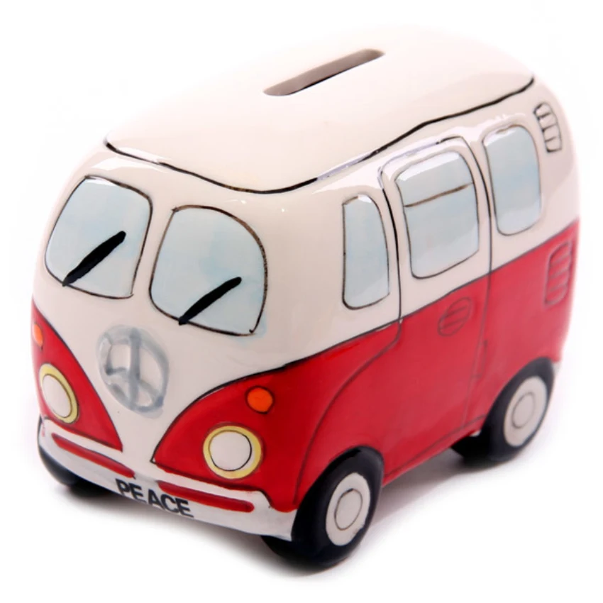 Free Shipping 1Piece Camper Van Shaped Money Box Creative Car Shape ...