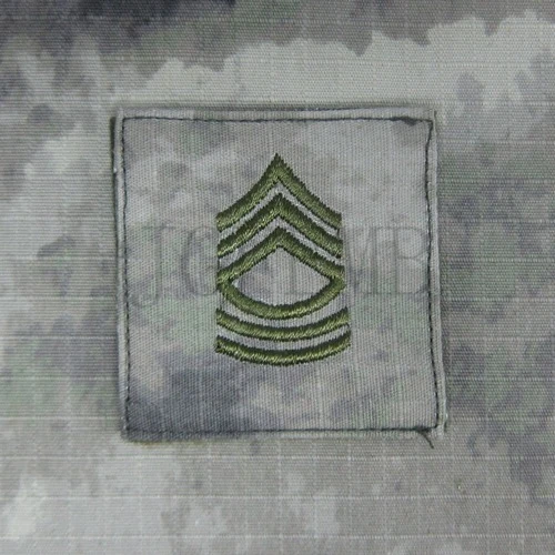 A TACS AU Green design US ARMY E 8 Msg Master Sergeant Rank Military ...