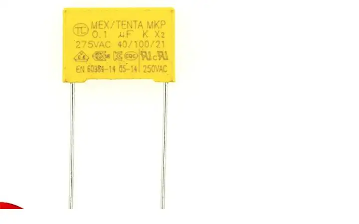 safety cap 275V 104K 0.1uf X2 safety capacitor 275V334K 15MM capacity ...