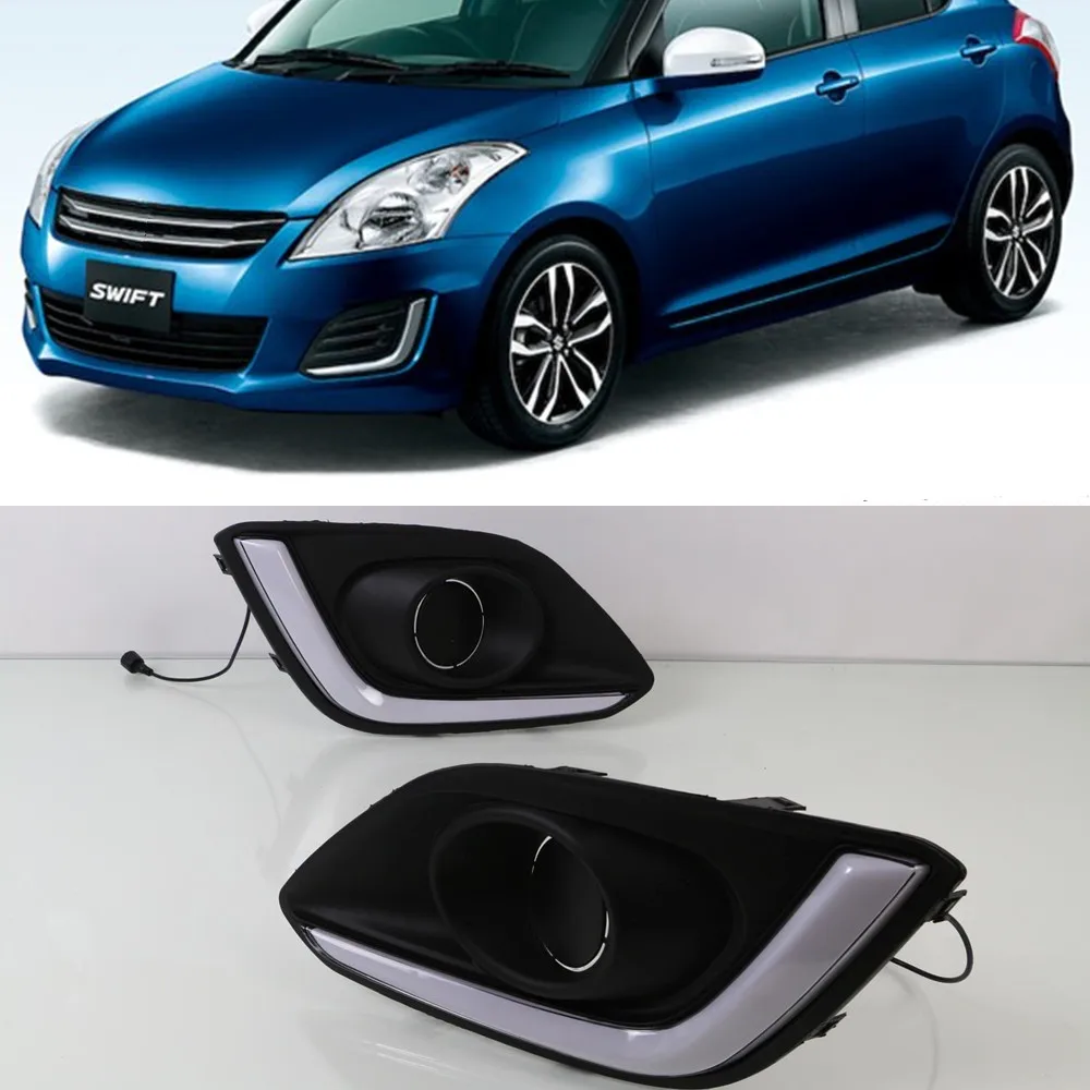 Car-Flashing-DRL-For-Suzuki-Swift-2014-2015-2016-Daytime-running-lights ...