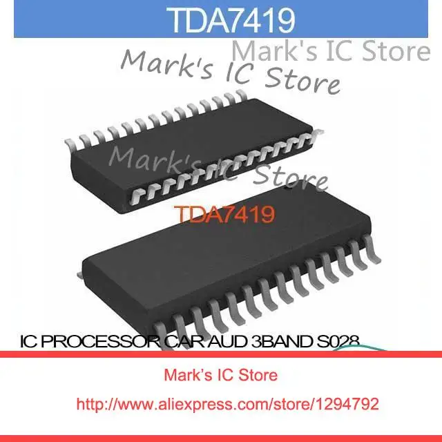 TDA7419 IC PROCESSOR CAR AUD 3BAND S028 TDA741 7419 TDA74 7419 TDA7 ...