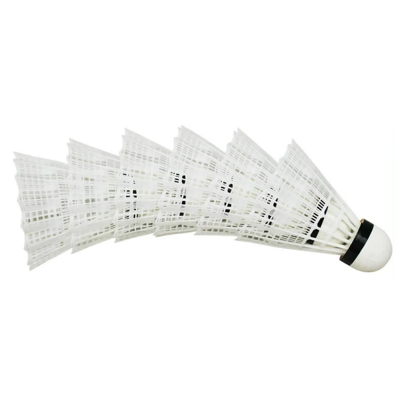 SEWS 6pcs Fine Sporting Soft Plastic Badminton Shuttlecock White ...