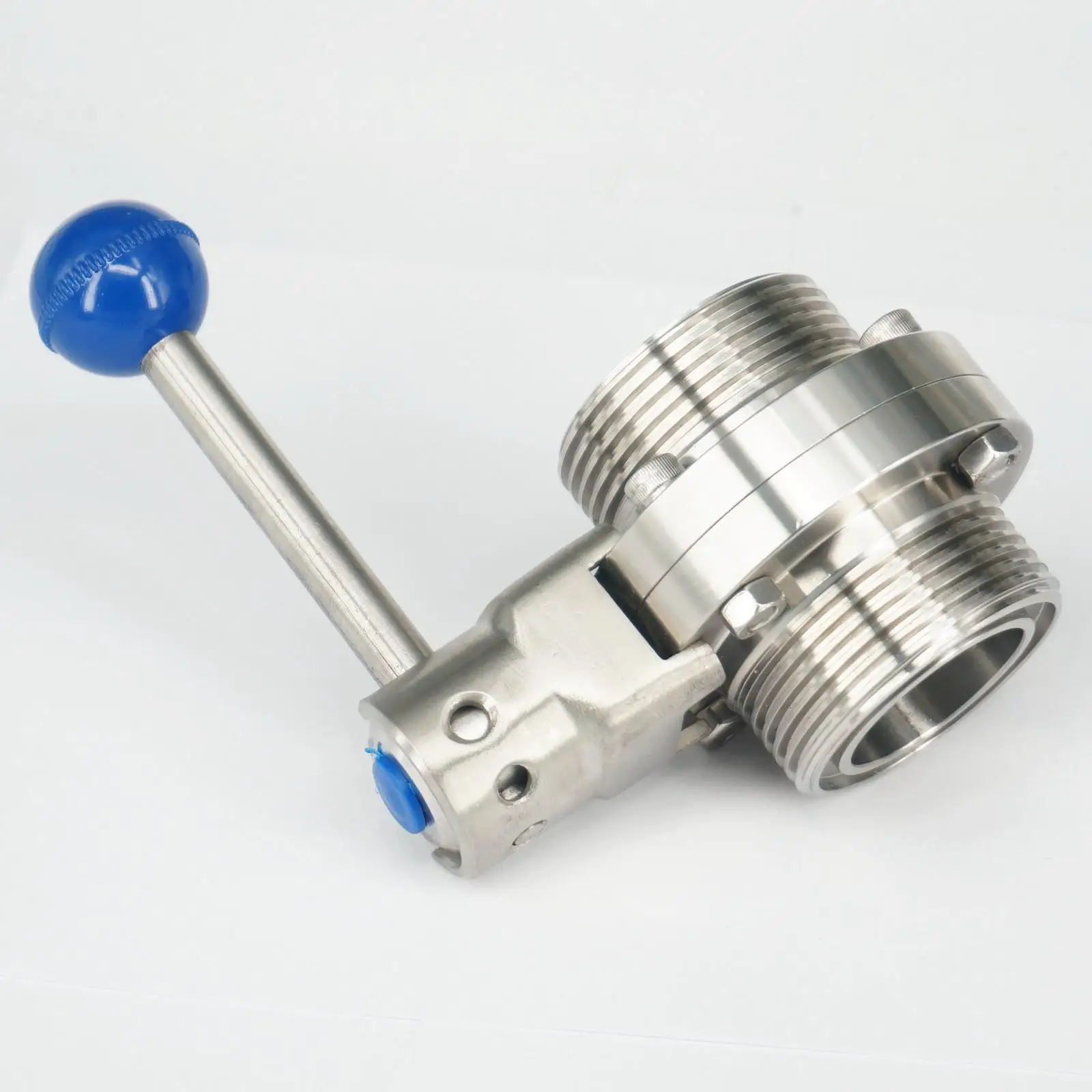 1-1-2-38mm-304-Edelstahl-Sanit-r-T-Typ-Gewinde-Union-Verbindung ...