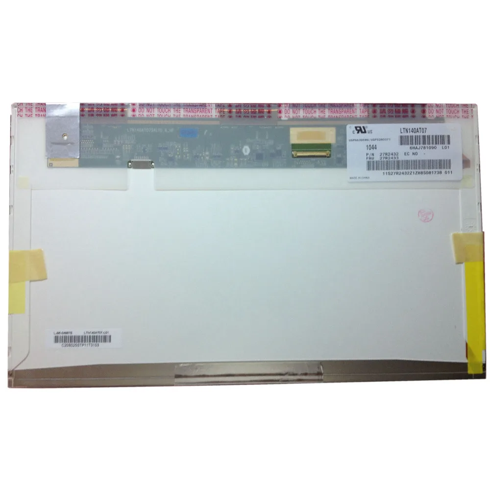 LALAWIN HB140WX1 101 LTN140AT07, HSD140PHW1, LTN140AT26, 100, 200, HT140WXB 601, 501, LP140WH4 ...