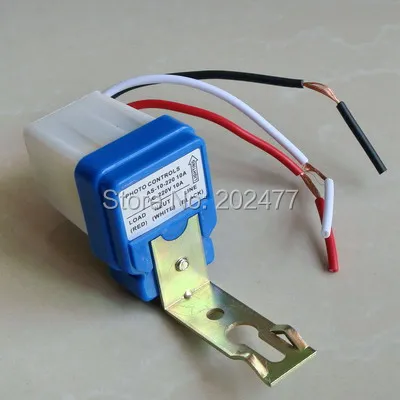 10pc/lot AC110V 10A Auto On Off Light Switch Photo Control Sensor ...