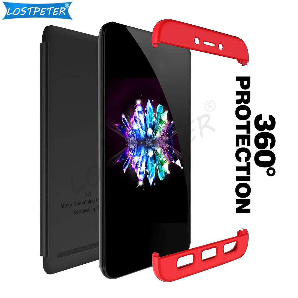 Luxury 360 Protective Phone Cases For Xiaomi Redmi 5A Case matte Full ...