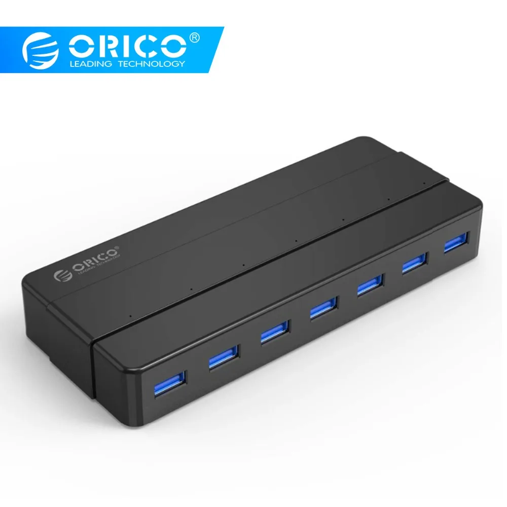 ORICO USB HUB High Speed 7 Ports USB3.0 Splitter Desktop Hub 5 Gbps ...