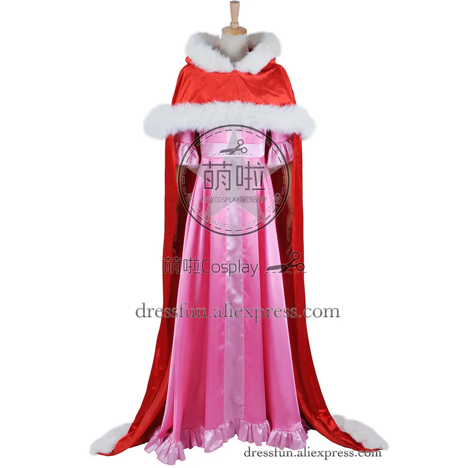 Beauty And The Beast Cosplay Belle Costume Red Cape Outfits Full Set ...