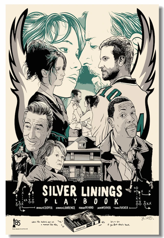 Jennifer Lawrence Silver Linings Playbook Poster
