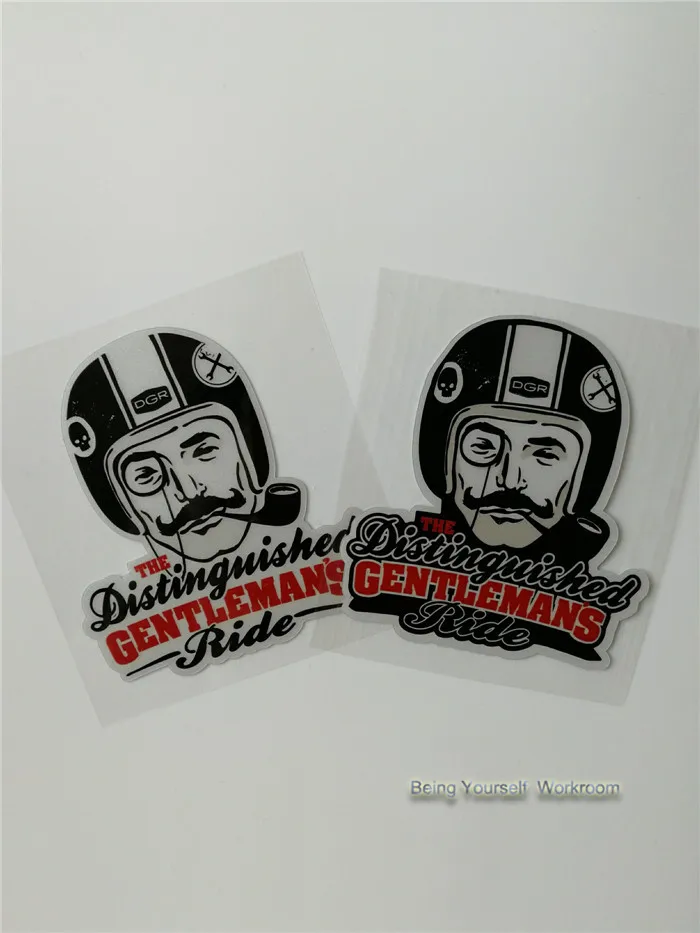 The Distinguished Gentleman's Ride stickers cafe rider motorcyle ...
