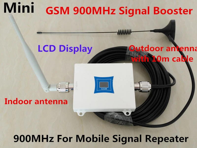 LCD display GSM booster kits GSM repeater 900mhz booster mobile phone ...