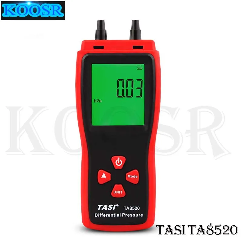 Tasiポータブルデジタル液晶ディスプレイ圧力マノメータTA8520 100 hpa圧力計圧力ゲージ風速ゲージ|manometer pressure gauge|pressure ...
