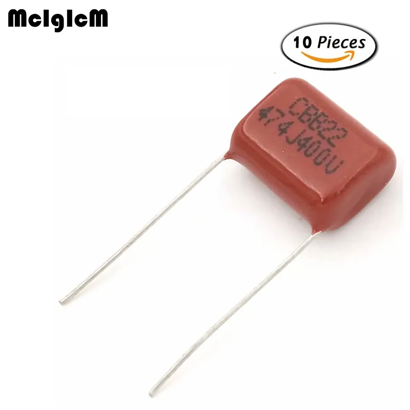 MCIGICM 474 470nF 400V 10pcs CBB Polypropylene film capacitor pitch ...