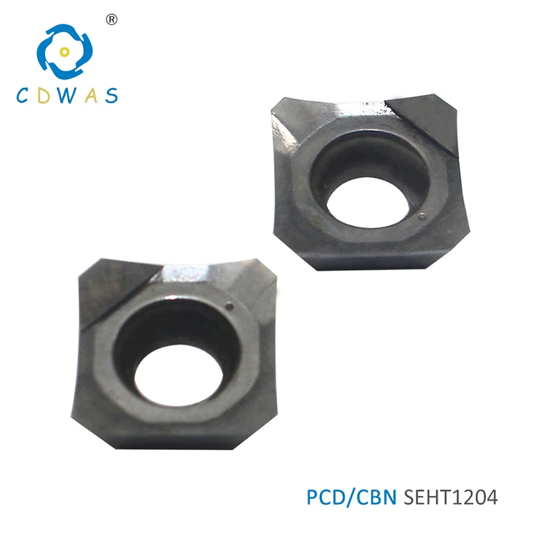 SEHT1204 SEHT 1204 PCD CBN Diamond Inserts Milling Turning Tool Lathe ...