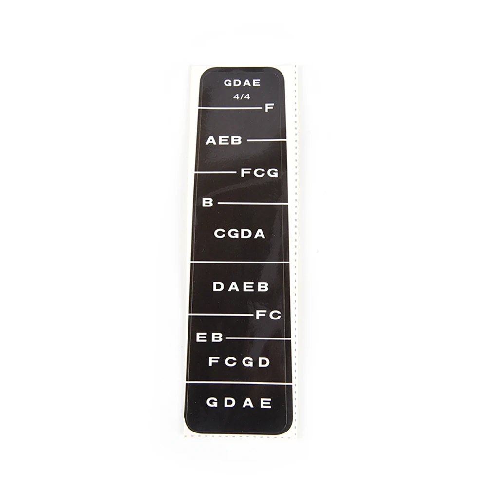 Violin 4 4 Practice Fiddle Finger Guide Scale Sticker Label Fingerboard