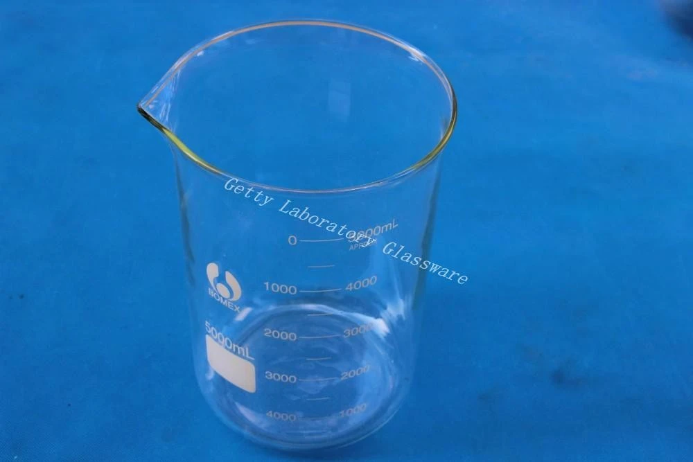 5000 Ml (5 Litre) Lab Glass Beaker, With Wide Mouth, Pyrex Glass ...