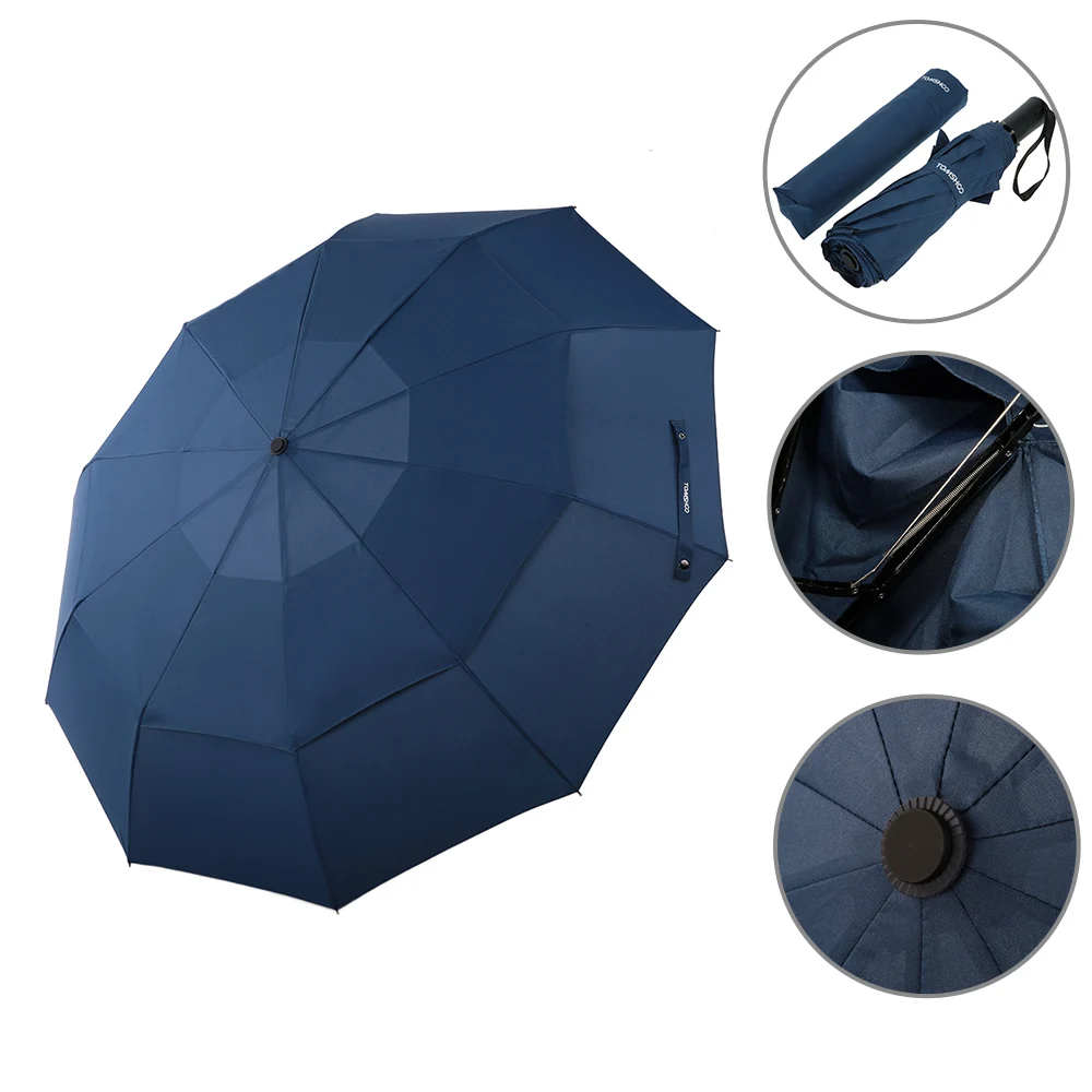 Buy Automatic Folding Umbrella Double Canopy Umbrella Automatic Auto Open Close