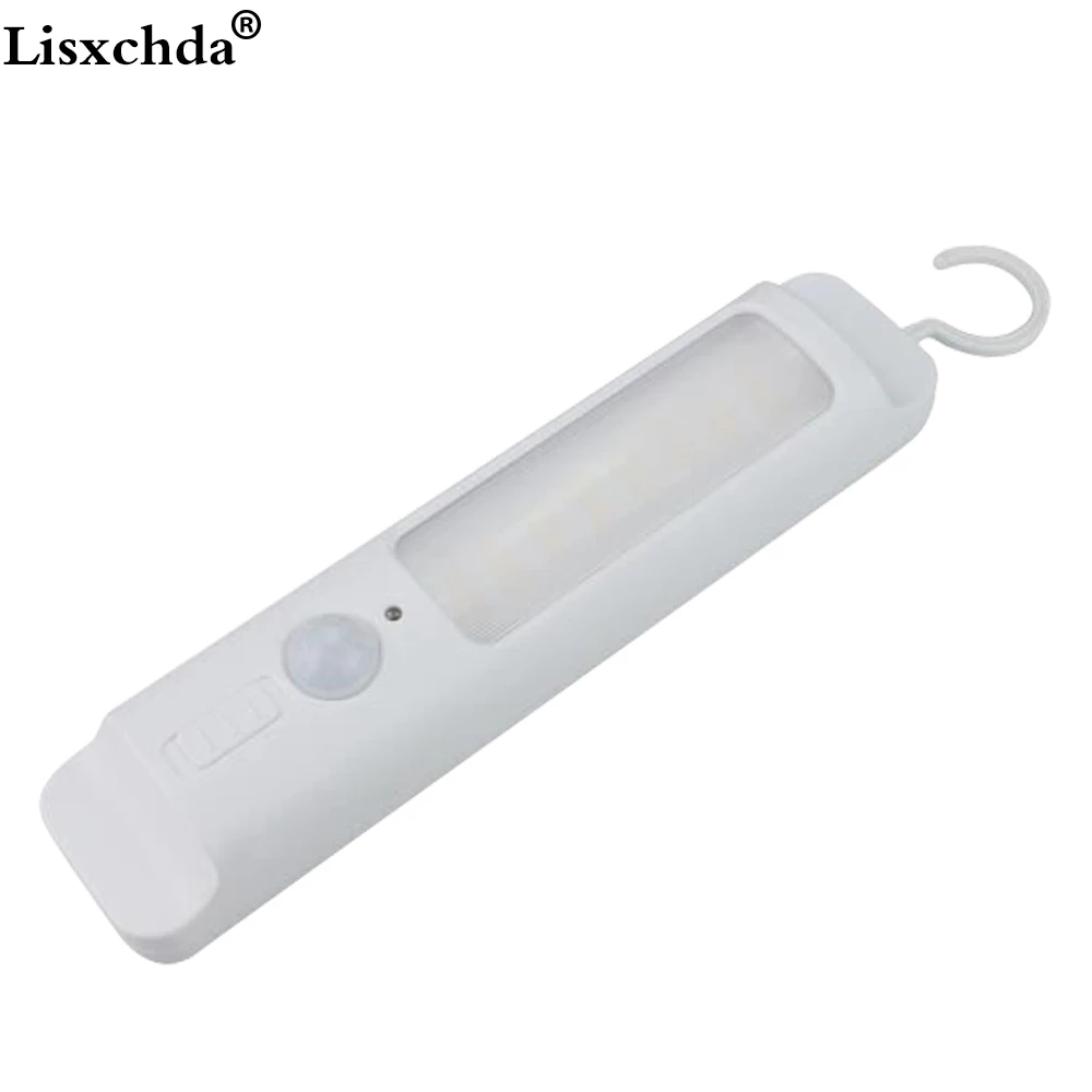 Warm white Auto Sensing LED Portable Light Motion Sensing PIR Sensor ...