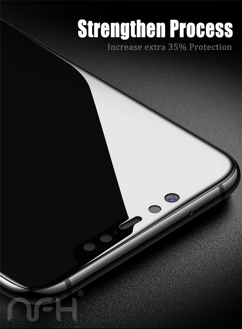 Закаленное стекло 5D(3D 4D Upgrade) с закругленными краями для Xiao mi 8 mi 8 SE Pro Lite ...