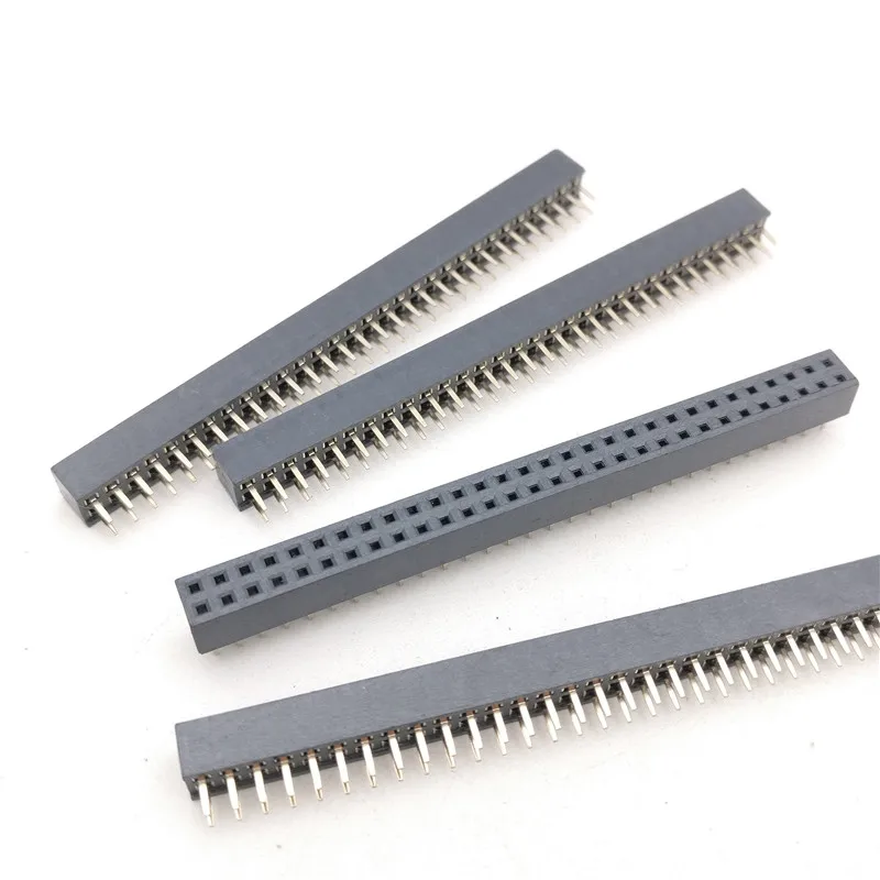100PCS 2.0mm 2x30 Pin Double Row Female Pin Header - AliExpress