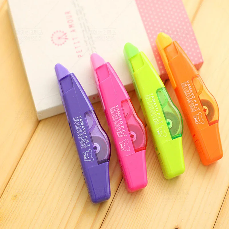 Novelty School Stationery Push Decorative Cute Cartoon Lace Corrector ...