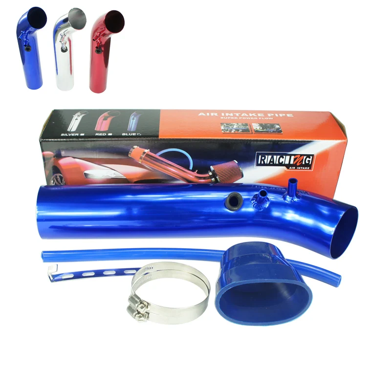 Universal 3" 76mm Aluminum car Air Intake Pipe Kit / 3 Inch Racing Car ...