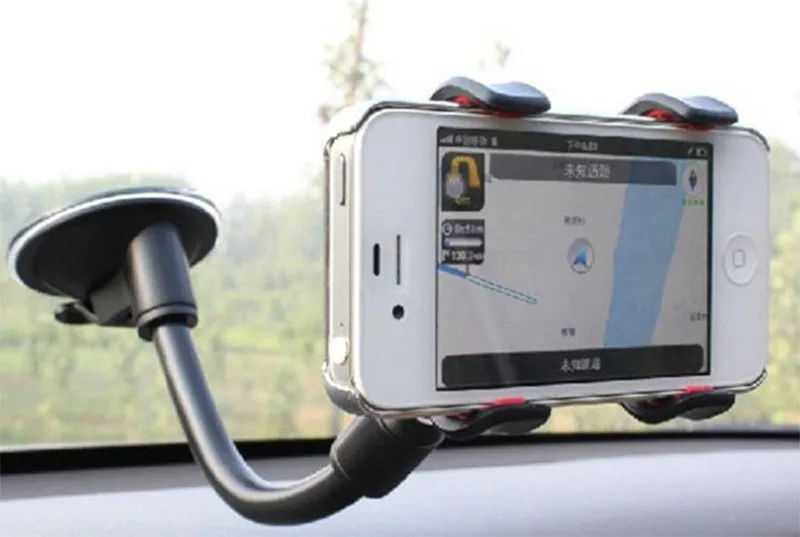 Car Window Windshield Mount Phone Holder For iPhone 6 6S 5S 5 7 Samsung ...