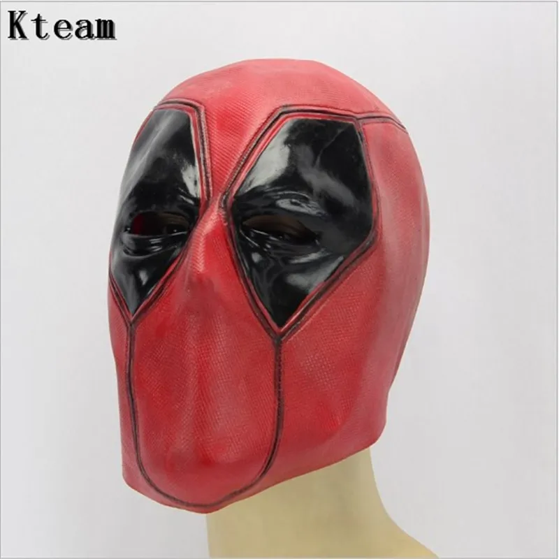 Hot Sale Movie Deluxe Adult Latex Deadpool Mask Cosplay Deadpool Full ...